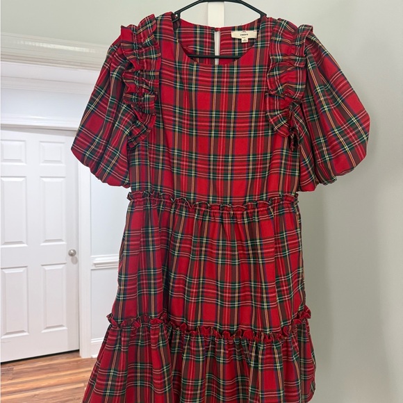 entro | Dresses | Entro Kids Red And Green Plaid Dress | Poshmark